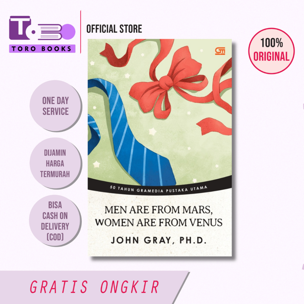 Jual Men are from Mars Women are from Venus (Edisi Cover Spesial HUT ...