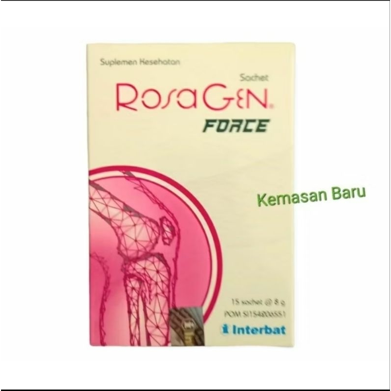 Jual ROSAGEN 1 BOX ISI 15 SACHET ROSAGEN MINUMAN KESEHATAN BUAT SENDI ...