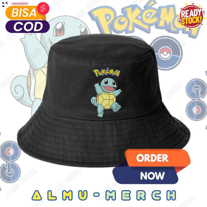 Jual Bucket Anak Gambar Pokemon Squirtle Untuk Anak Usia 3 4 5 6 7 8 9 ...