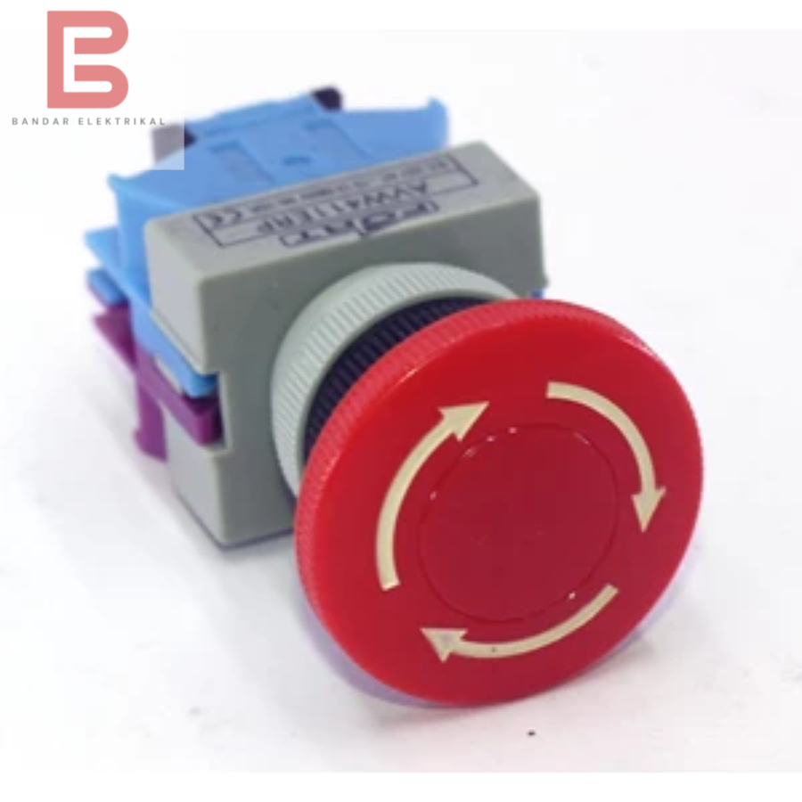 Jual EMERGENCY STOP PUSH BUTTON LOCK 22MM AVW411ERP FORT | Shopee Indonesia