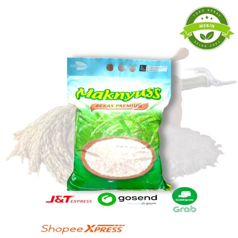 Jual Beras Maknyus 5kg premium | Shopee Indonesia