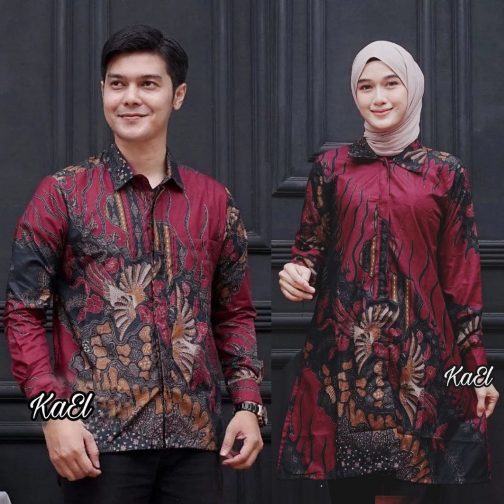 Jual Couple Tunik batik Atasan wanita kekinian Couple M L XL XXL JUMBO | Shopee Indonesia