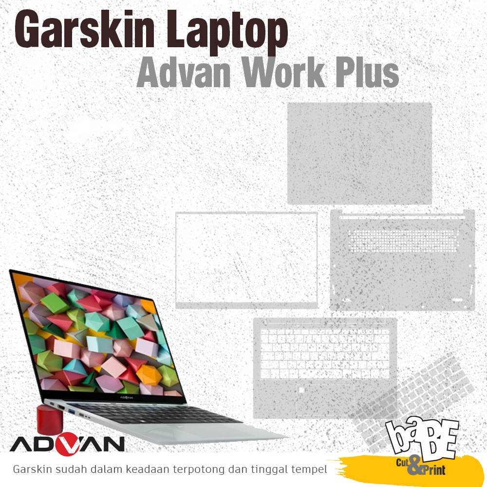 Jual garskin laptop advan workplus skin laptop advan work plus | Shopee ...