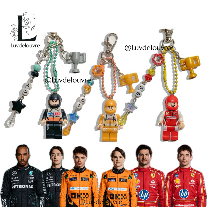 Jual LEGO F1 KEYCHAIN MINIFIGURES MINI FIGURE KEYCHAIN BAGCHARM BAG ...