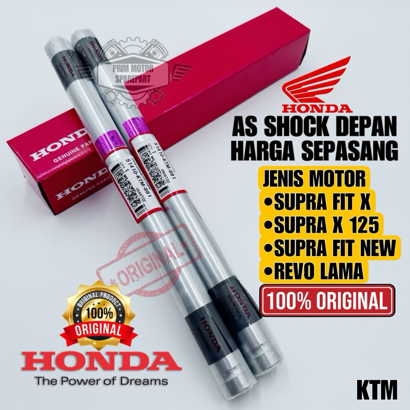 Jual ORIGINAL AS SHOCK SHOK DEPAN KTM SUPRA X 125, SUPRA FIT X, SUPRA ...