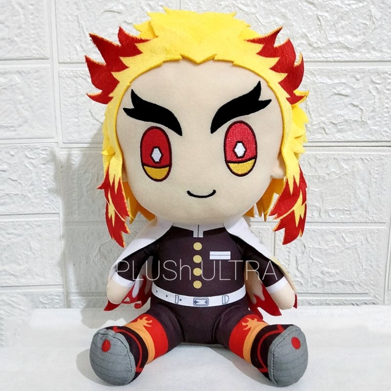 Jual Kyojuro Rengoku [30cm] Demon Slayer Kimetsu No Yaiba Anime Plush ...