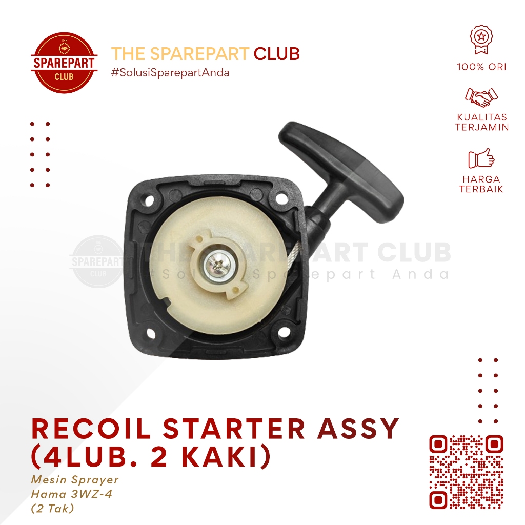 Jual Kap Stater Tarikan Engkol Mesin Sprayer Hama 3WZ 3WZ4 - Recoil Starter Assy | Shopee Indonesia