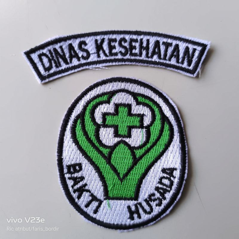 Jual BET BORDIR LOGO LAMBANG DINAS KESEHATAN LOGO BAKTI HUSADA | Shopee ...