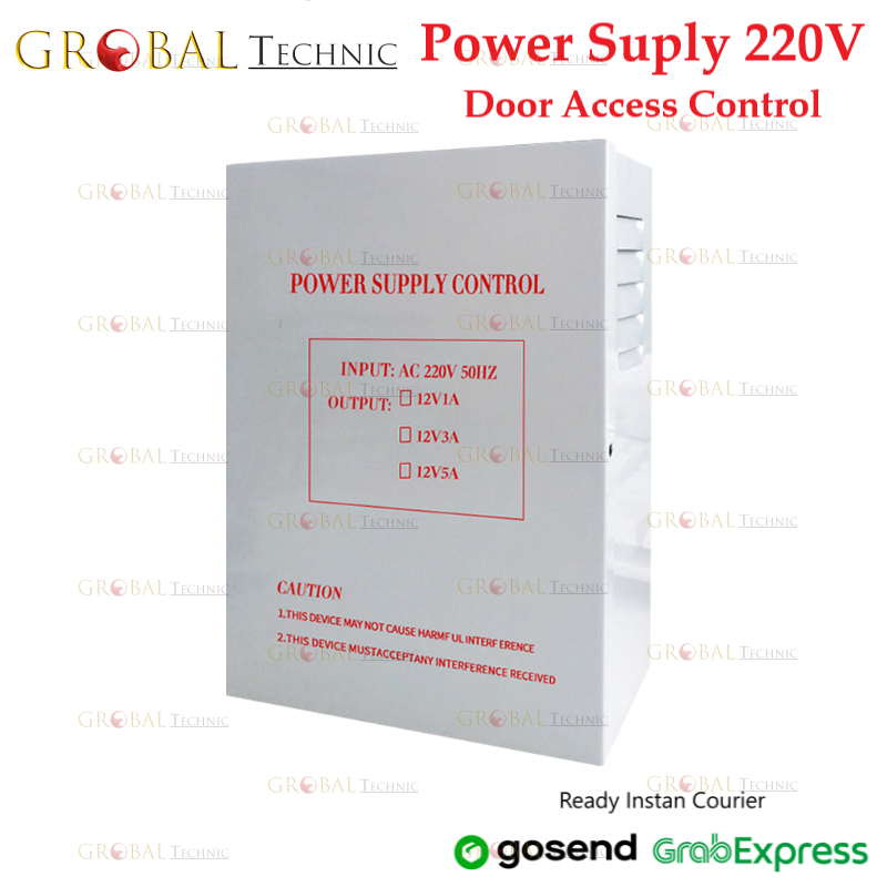 Jual Power Supply Control Access Door AC 220V 50Hz 12V5A / Powe Suplai ...