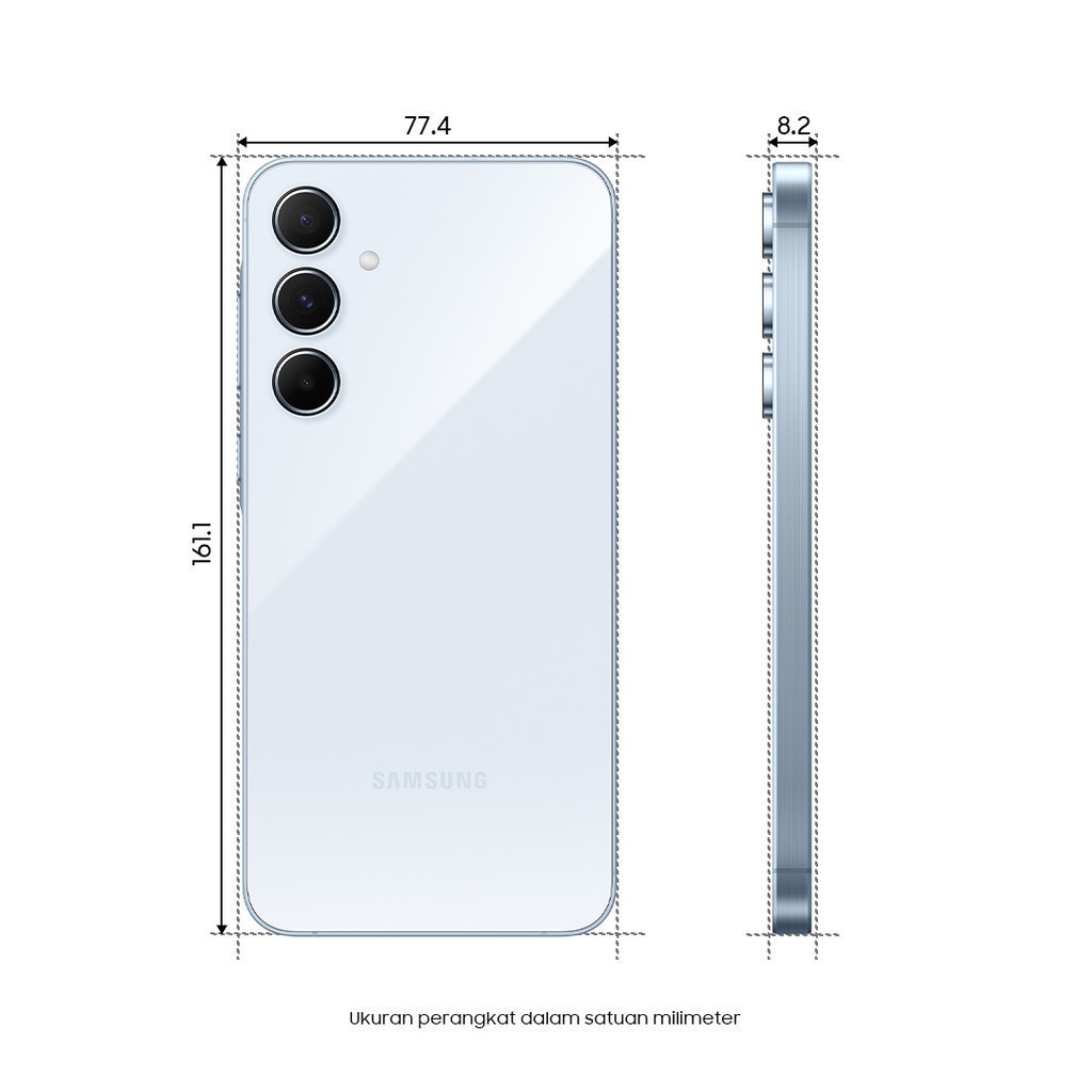 Jual Samsung Galaxy A55 5G 8/256GB - Awesome Ice Blue | Shopee Indonesia