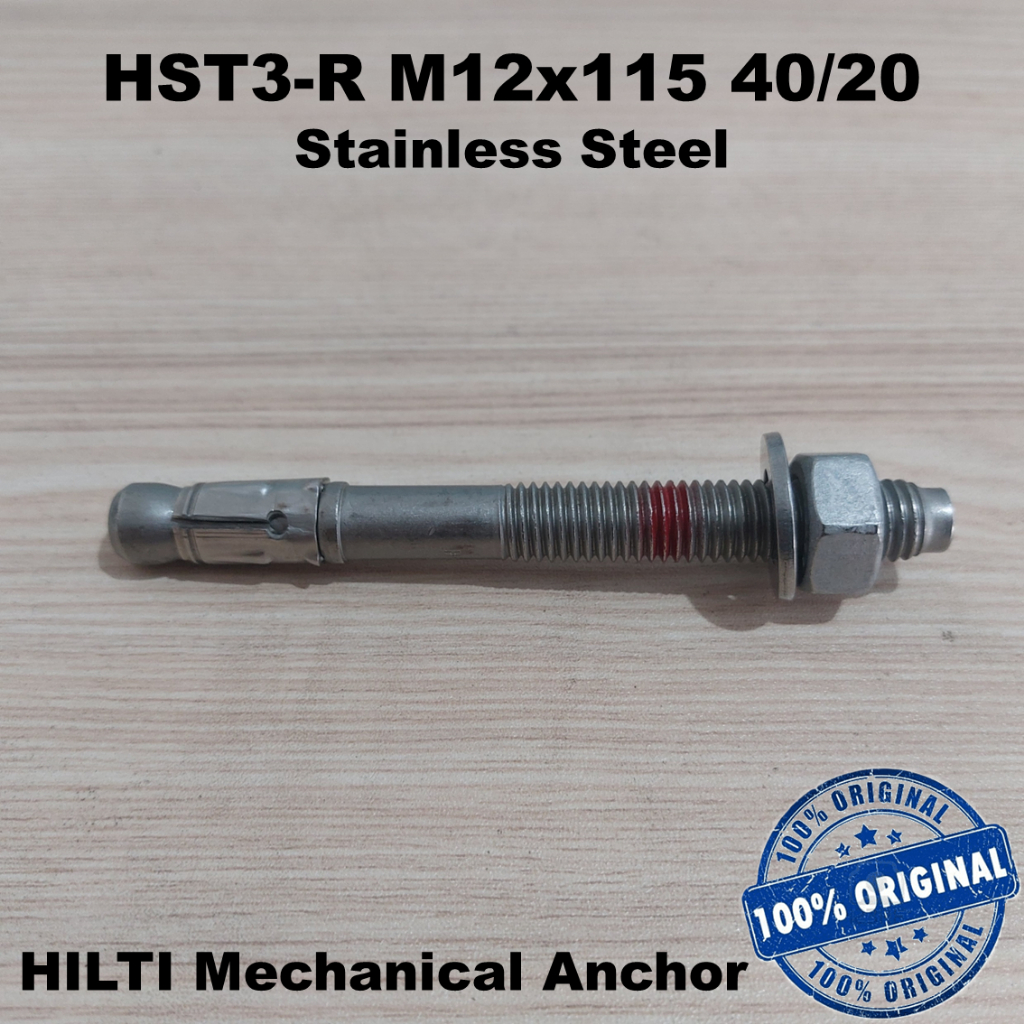 Jual DYNABOLT HILTI HST3-R M12x115 WEDGE ANCHOR A4 Item Number 2105870 ...