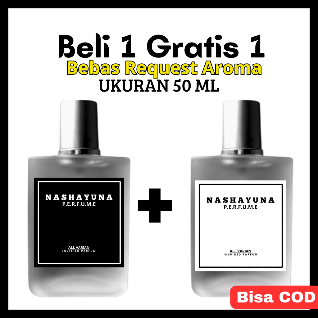 Jual Bundling 2 Botol Parfum 50Ml Gratis 2 Tester Bebas Request Aroma ...