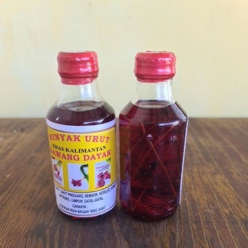 Jual Minyak Bawang Dayak asli kalimantan 150 ml minyak urut tradisional ...