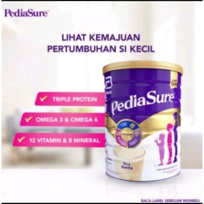 Jual Pediasure triplesure VANILLA 850gr/ susu pertumbuhan anak 1-10 tahun | Shopee Indonesia