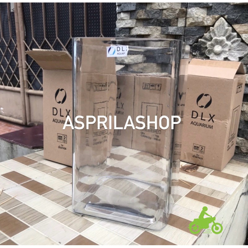 Jual Kotak Kaca Aquarium Tebal Besar Mewah koleksi ikan cupang tinggi ...