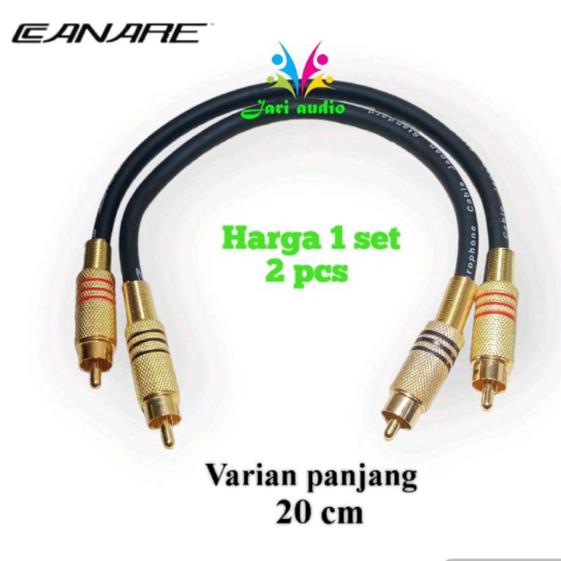 Jual Kabel extension jack rca male to male kabel canare - 2 meter ...