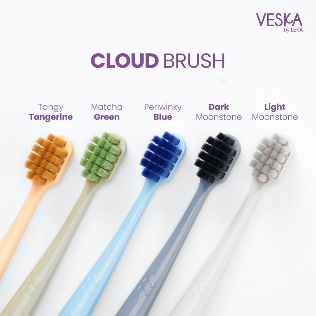 Jual [GIFT] Veska by LEKA Cloud Brush - Sikat Gigi Toothbrush | Shopee ...