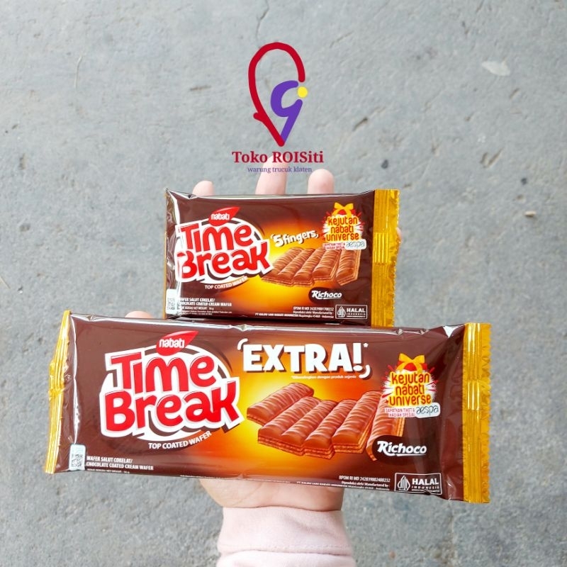 Jual (TRS) nabati richoco time break wafer krim | Shopee Indonesia