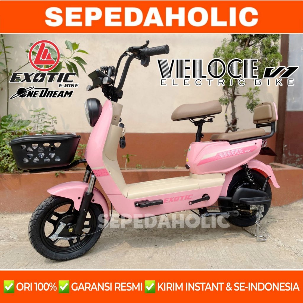 Jual Sepeda Listrik EXOTIC VELOCE V1 BY PACIFIC 500 Watt Electric E ...