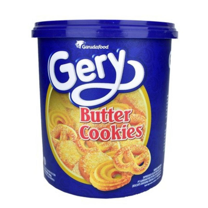Jual PROMO Gerry Butter Cookies 300gr - Biskuit Gerry - Biskuit Kaleng ...