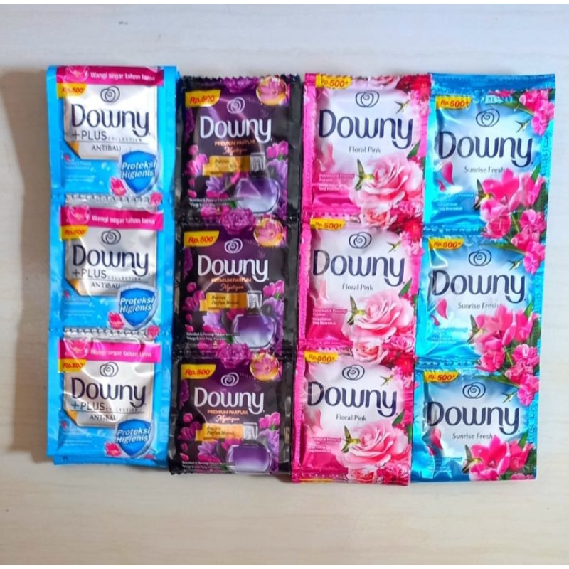 Jual ( 1 renceng isi 12 pcs )downy sachet pewangi pelembut pakaian 10ml ...