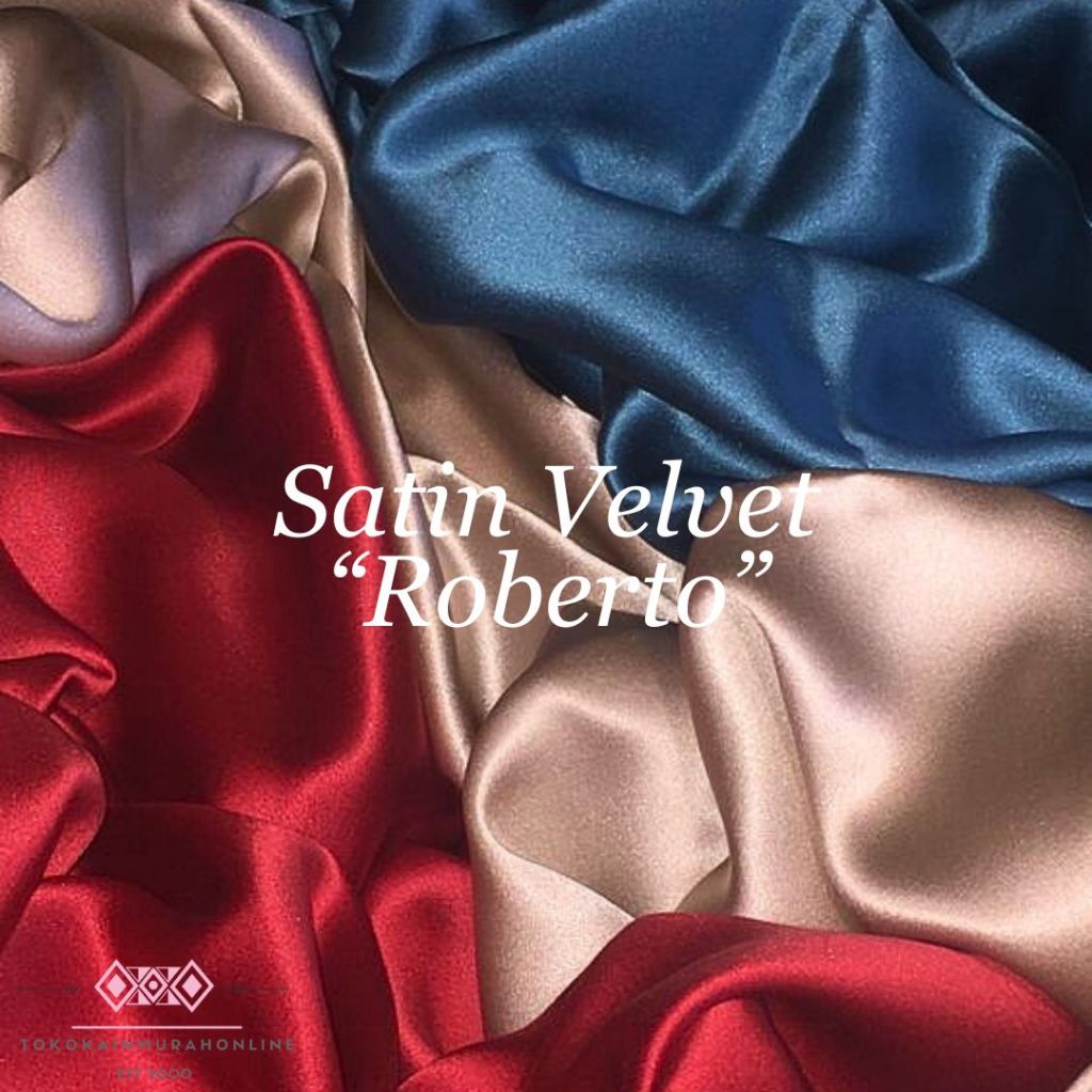 Jual Kain Satin Velvet Super Silk 100% Original Premium (Untuk ...