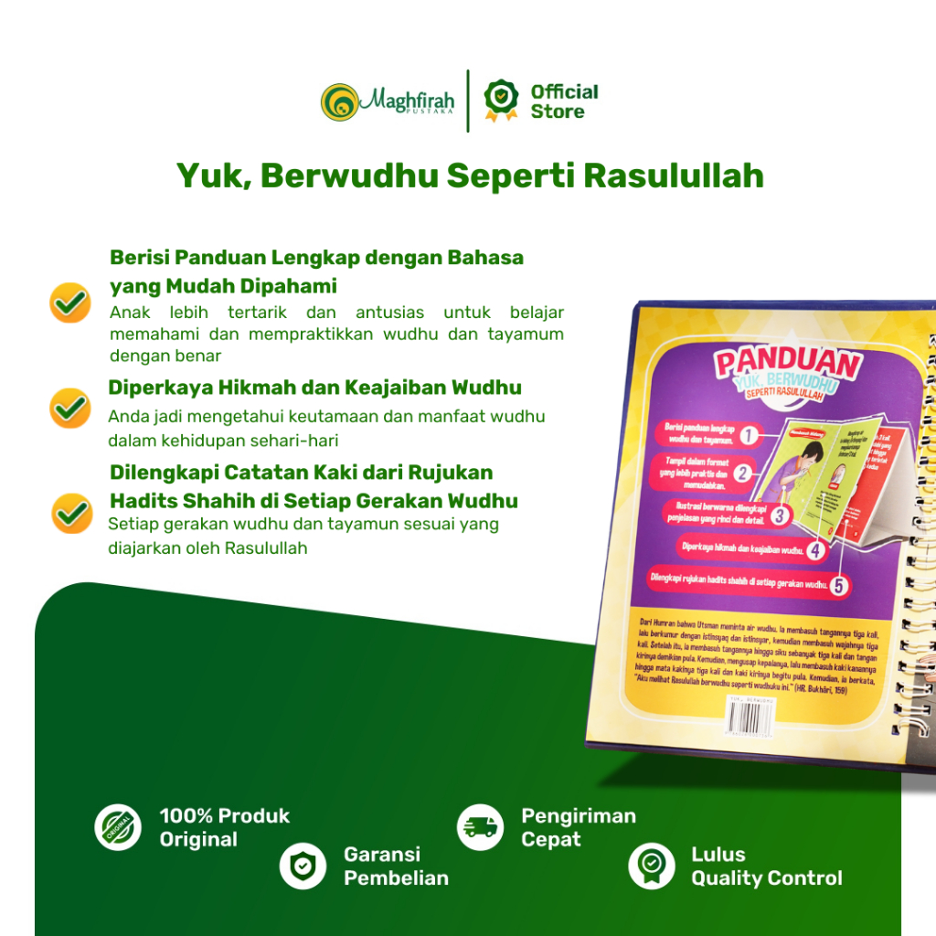 Jual Maghfirah Pustaka - Yuk Berwudhu Seperti Rasulullah Nabi Muhammad ...