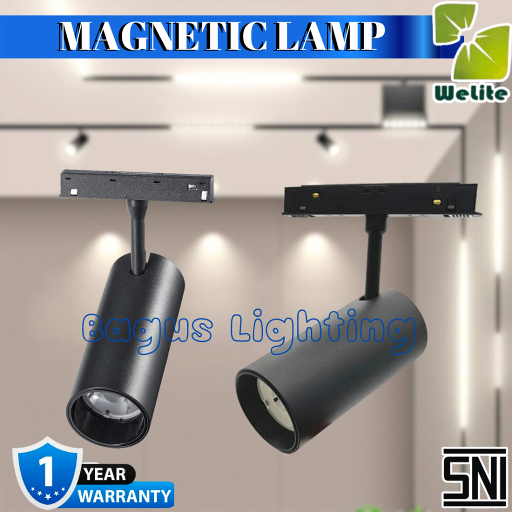 Jual Lampu Sorot Track Light Magnetic LED Rel Track Universal Magnetic ...