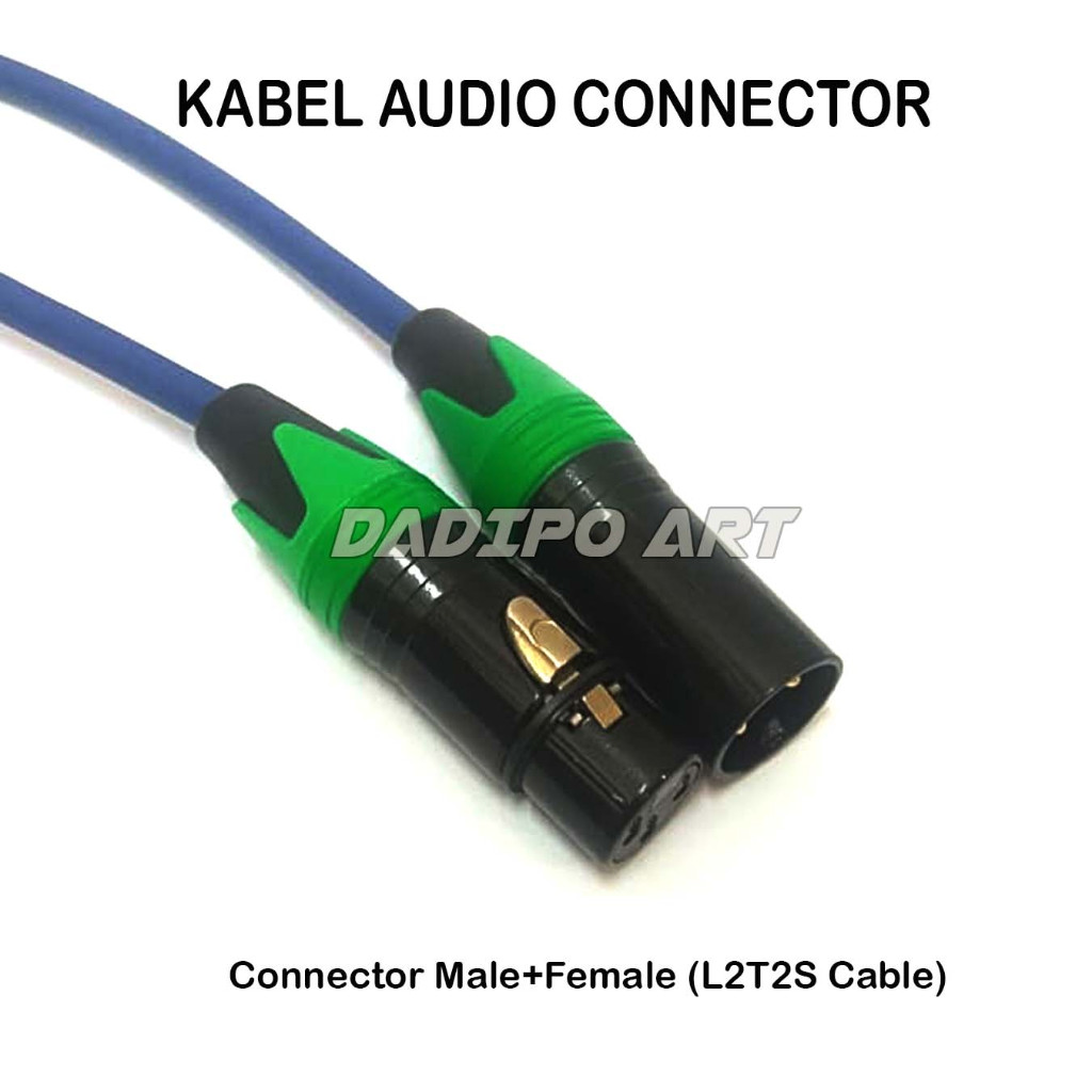 Jual Kabel Jack Audio Connector Canon to Canon Xlr male to Female ...