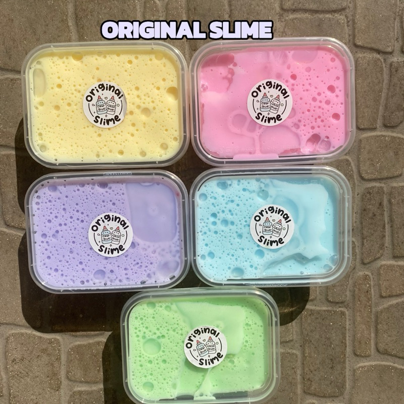 Jual ORIGINAL SLIME | SLIME ORIGINAL MAINAN ANAK 200 grm | Shopee Indonesia