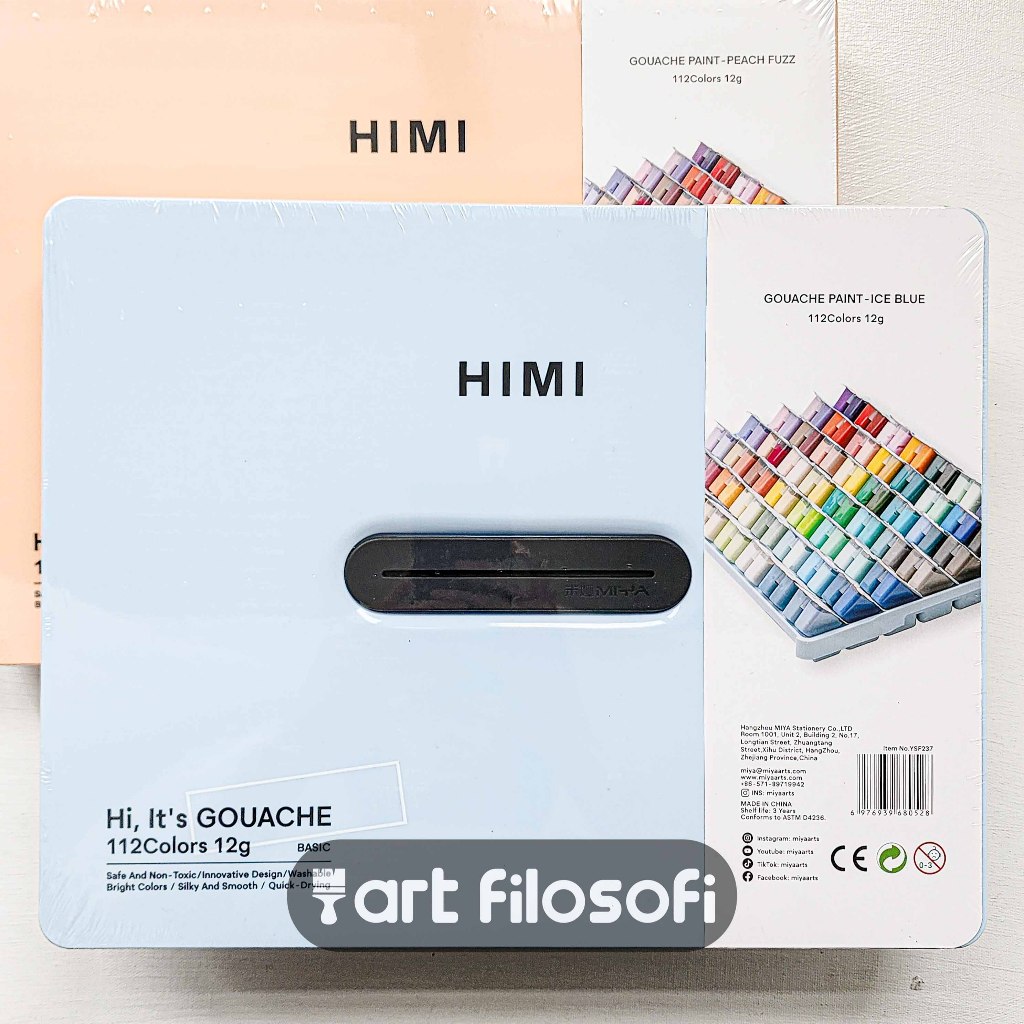 Jual Miya Himi Gouache 112 Colors x 12g | Cat Air Gouache | Shopee ...