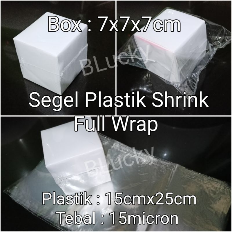 Jual 50lembar Segel Plastik Shrink Tebal 15micron Ukuran 15cmx25cm Utk ...