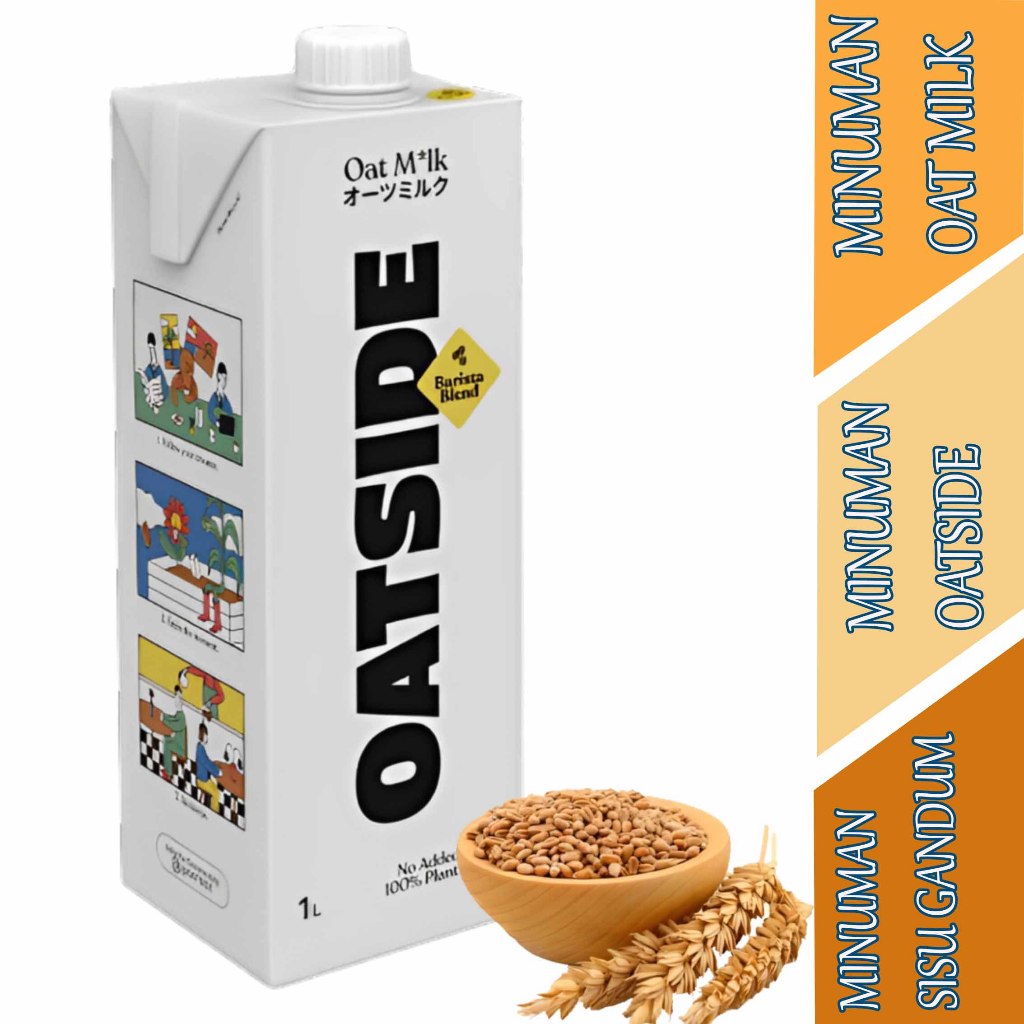 Jual Minuman Oat Milk - Oatside - Minuman Susu Gandum - 1Liter | Shopee ...