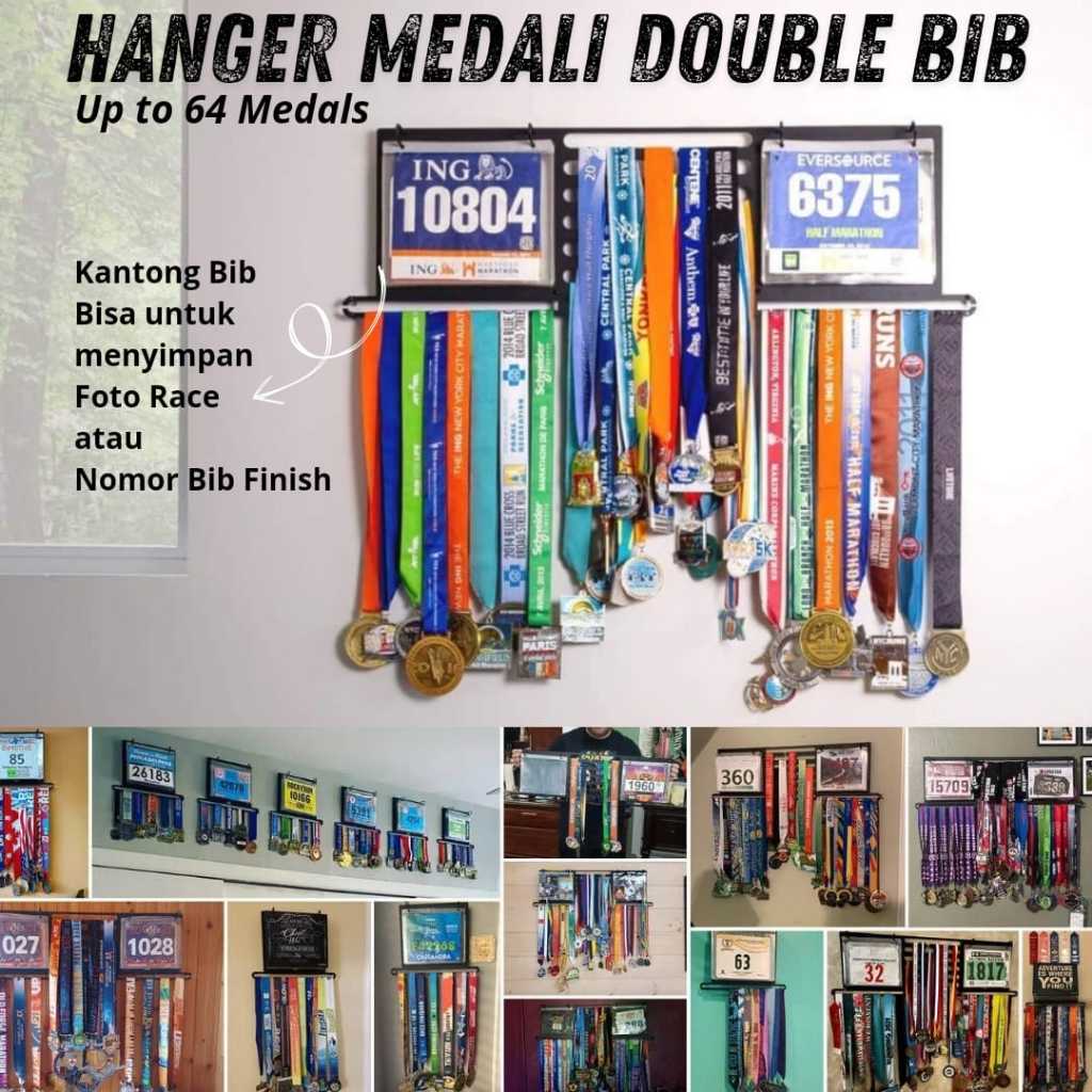 Jual Medal Hanger - Gantungan Medali - Double BIB+ Medal Hanger ...