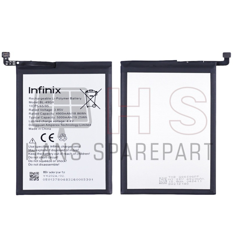 Jual BL-49GX BATERAI INFINIX NOTE 7 / X690B, X690 - ORIGINAL | Shopee ...