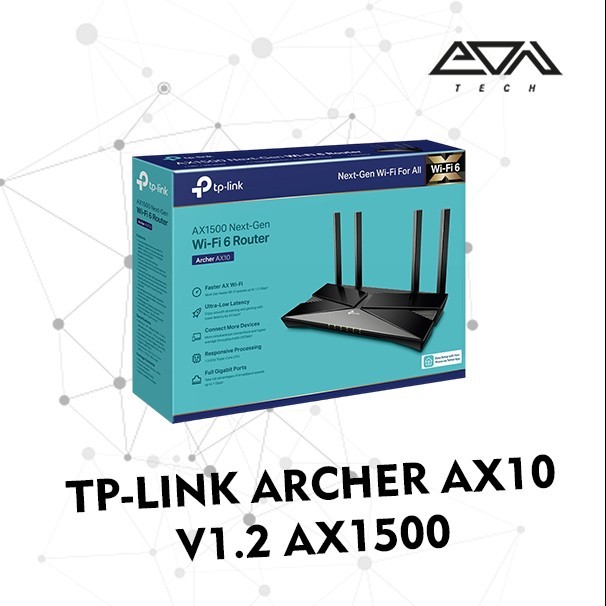 Jual Tp-link Archer AX10 AX1500 WIFI 6 Wireless Dual-band Gigabit ...