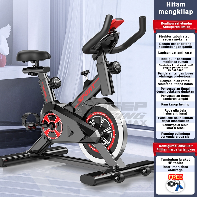Jual Keep Going Max Spinning bike Sepeda statis peralatan fitness dalam ruangan yang sangat ...