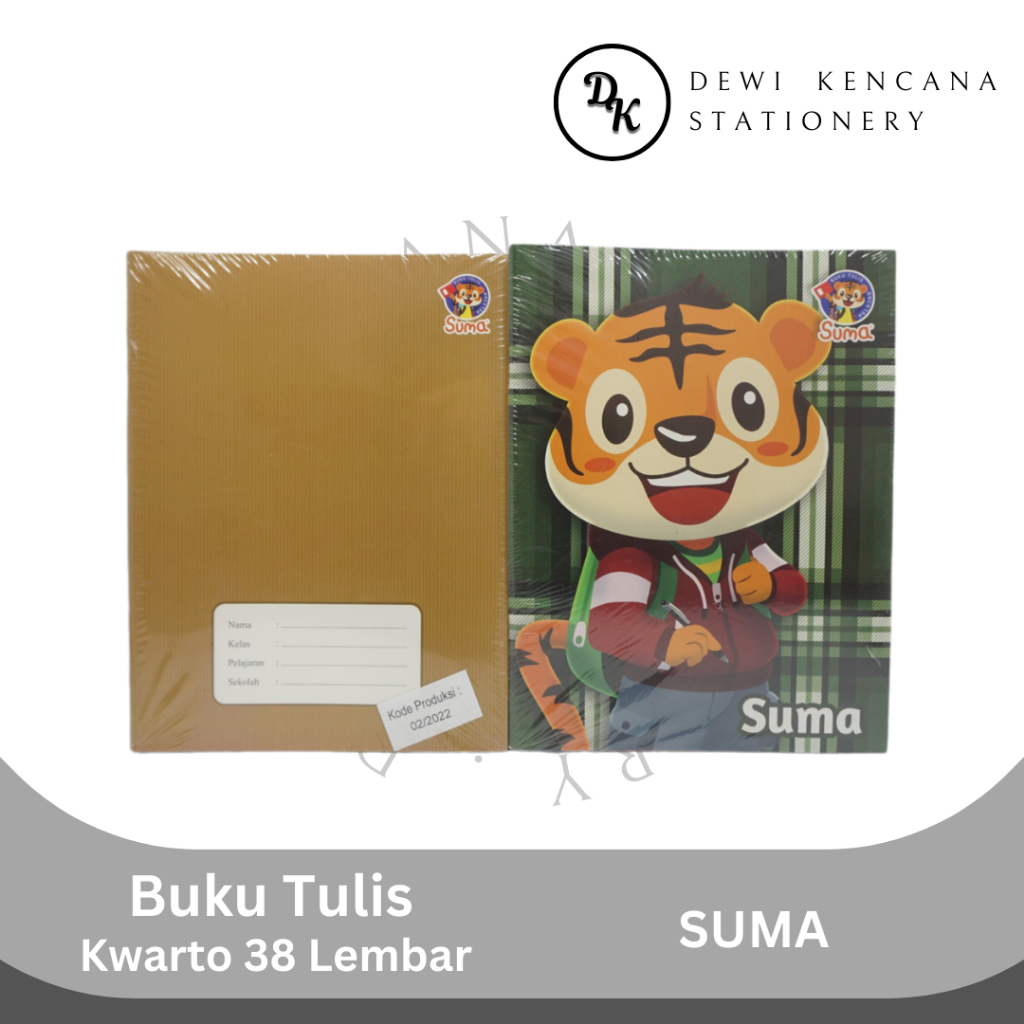 Jual Buku Tulis Kuarto 38 Lembar Suma 1 Pak Isi 10 Buku | Shopee Indonesia