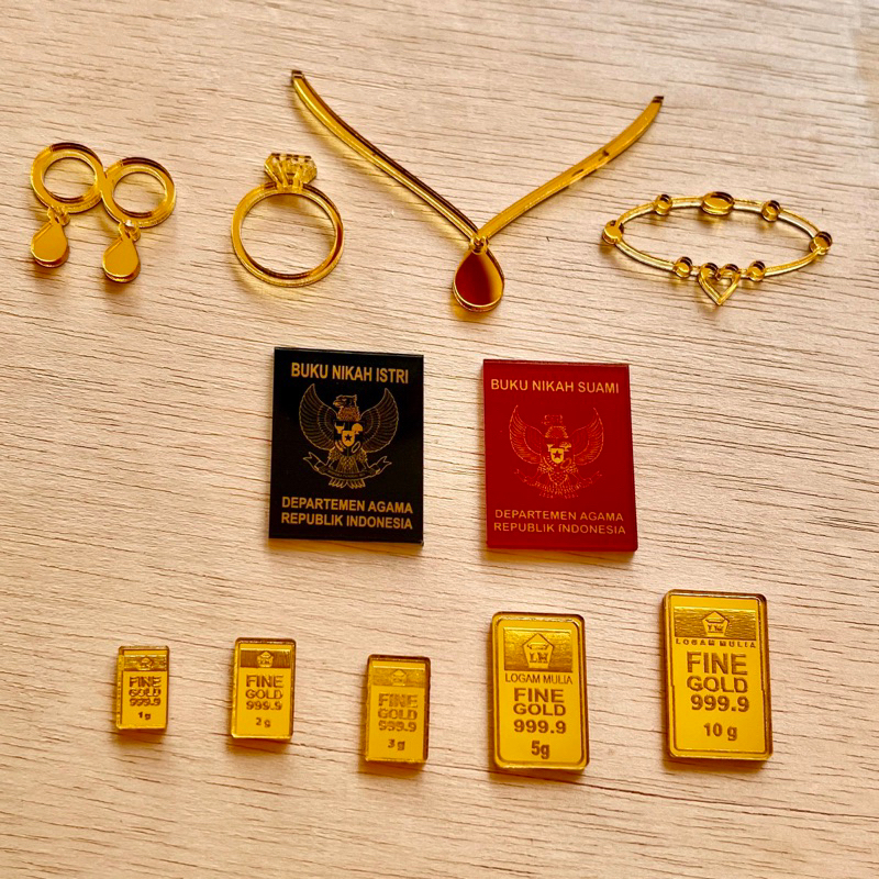 Jual Accesories Mahar / Replika Perhiasan | Shopee Indonesia
