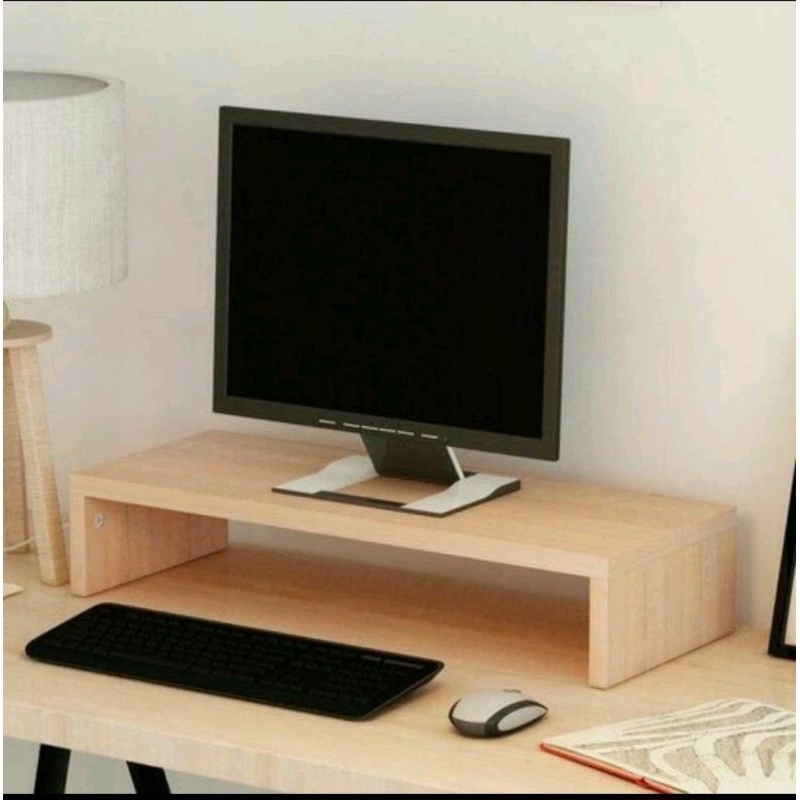 Jual Stand monitor wooden monitor vul Kayu/Rak monitor L25 P40cmT10cm ...
