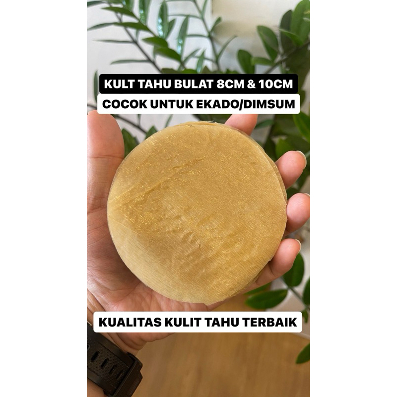Jual KULIT TAHU BULAT Tawar Diameter 8cm dan 10cm | HALAL MUI, Cocok ...