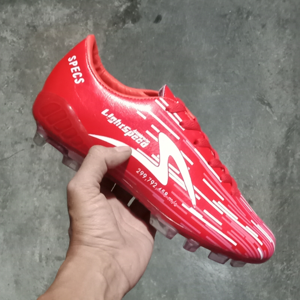 Jual Sepatu Bola Specs Lightspeed Reborn FG Merah Putih Size 33-43 ...
