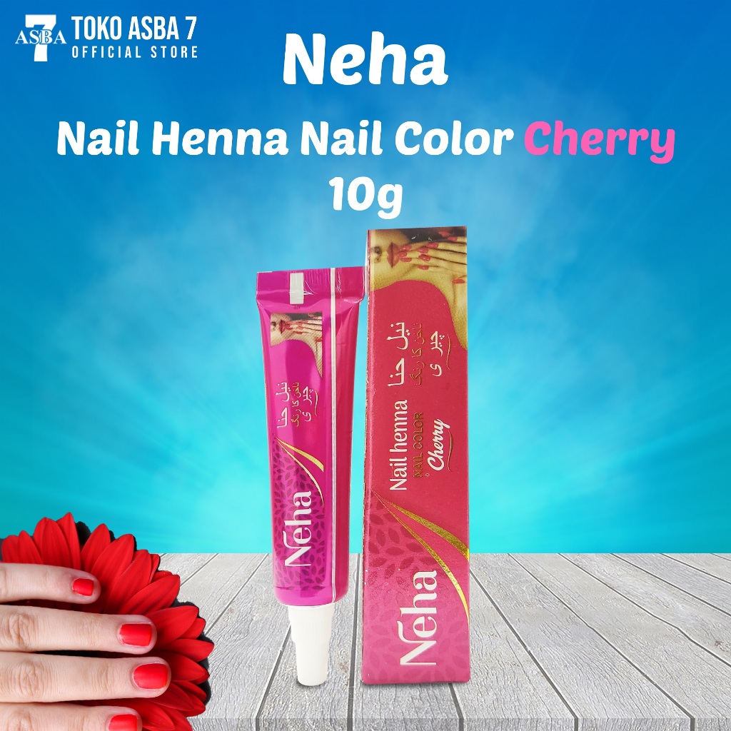 Jual NEHA NAIL HENNA CHERRY 10G | Shopee Indonesia