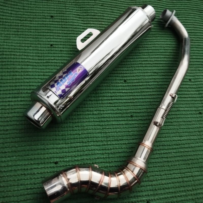 Jual AUN Canister standar /power pipe high mouth xrm125/110 rs110/125 ...