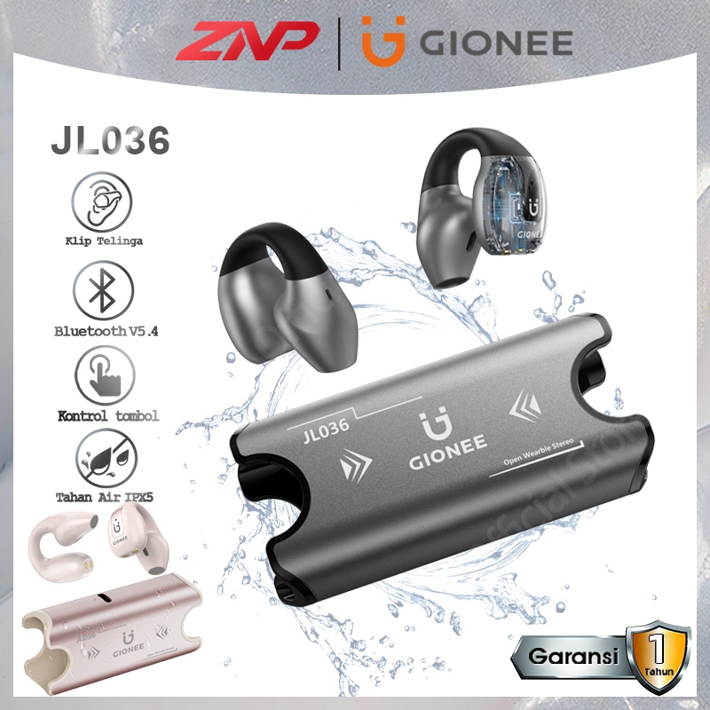 Jual 【COD】ZNP X Gionee JL036 Wireless Ear Clip Headset Bluetooth V5.4 ...