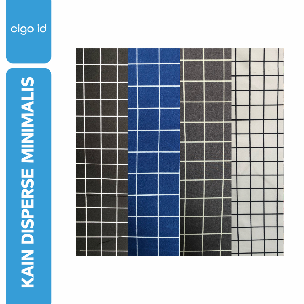 Jual KAIN KATUN DISPERSE MICROTEX / KAIN SPREI AESTHETIC METERAN MOTIF PLAID / KOTAK & POLKADOT ...