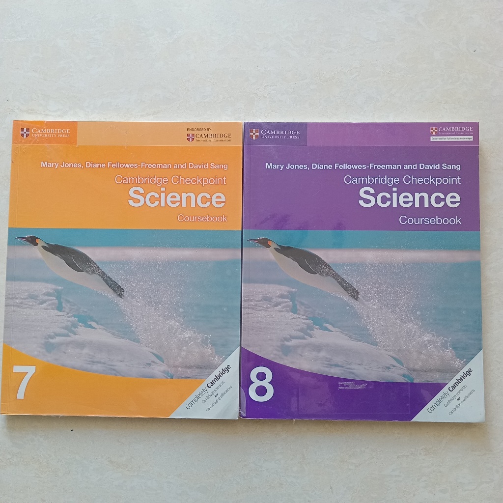 Jual Cambridge Checkpoint Science Coursebook 7 dan 8 NEW buku pelajaran Science kurikulum ...