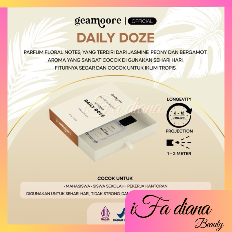 Jual Parfum geamoore EDP STRONGER 50ml hair and bodymist geamoore ...