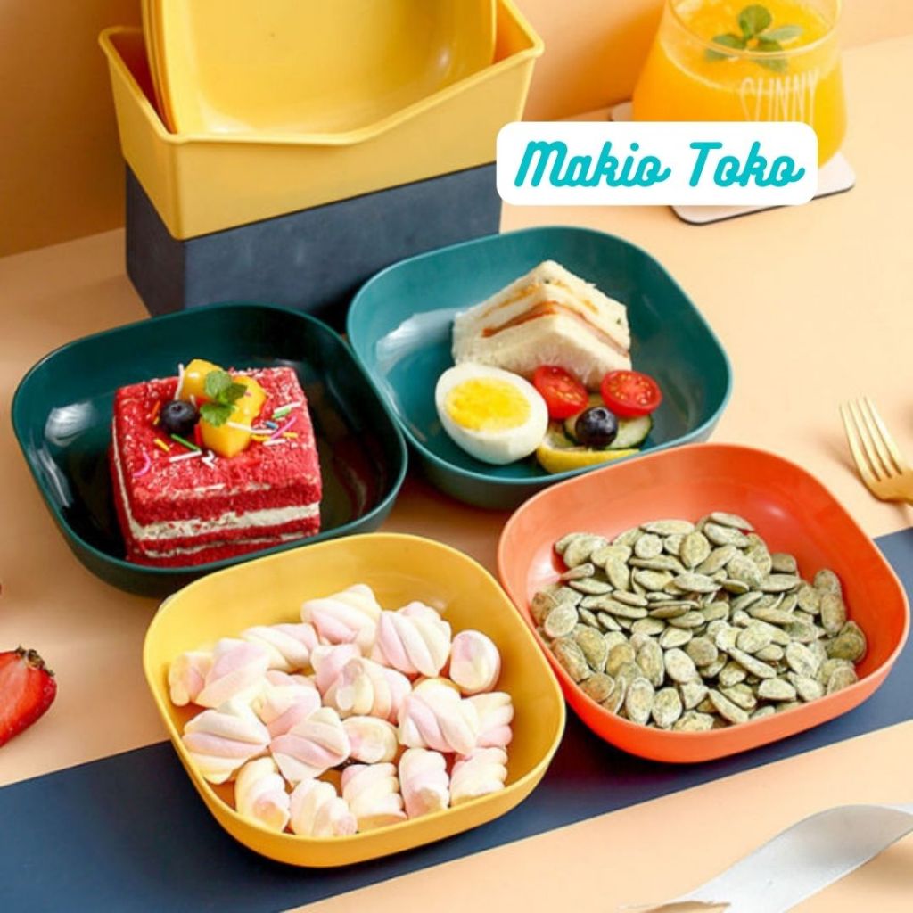 Jual Piring Plastik / Wadah Snack Multiguna | Shopee Indonesia