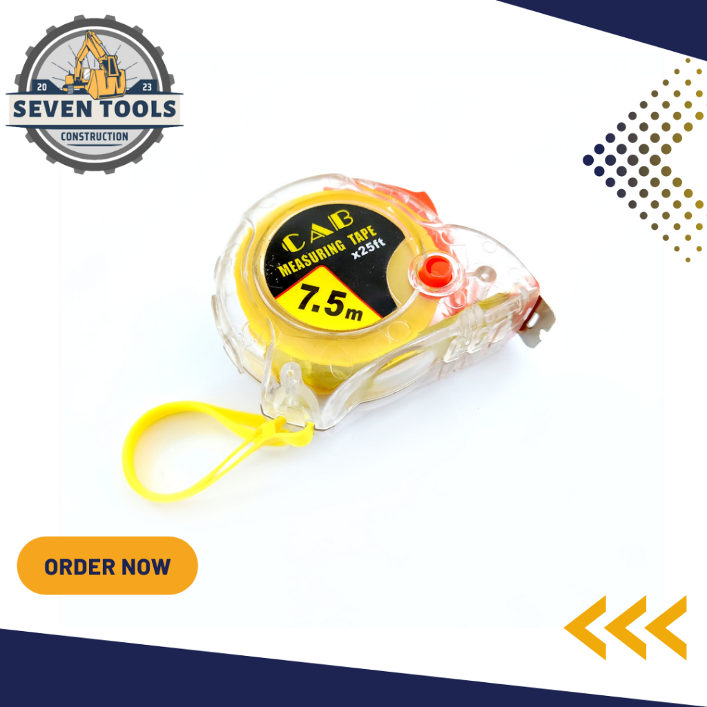 Jual [ST] Meteran Tukang Transparan / Alat Ukur Meteran Roll ...